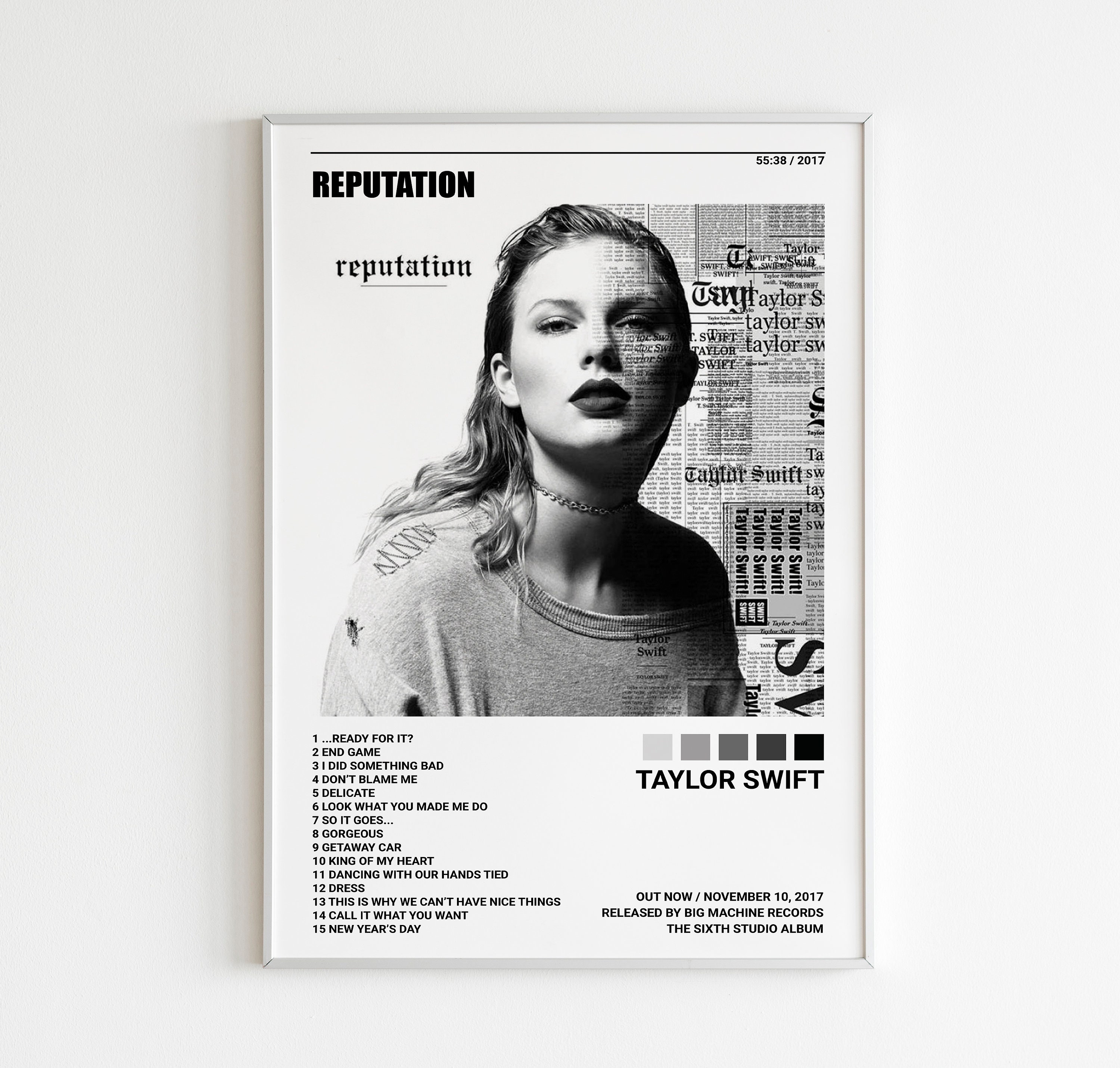 Taylor Posters , Reputation Poster , Album Cover Poster sold by Luke ...