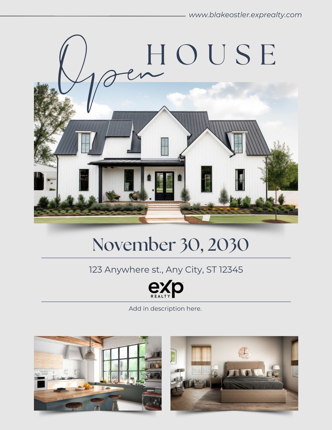 Open House Templates - Etsy