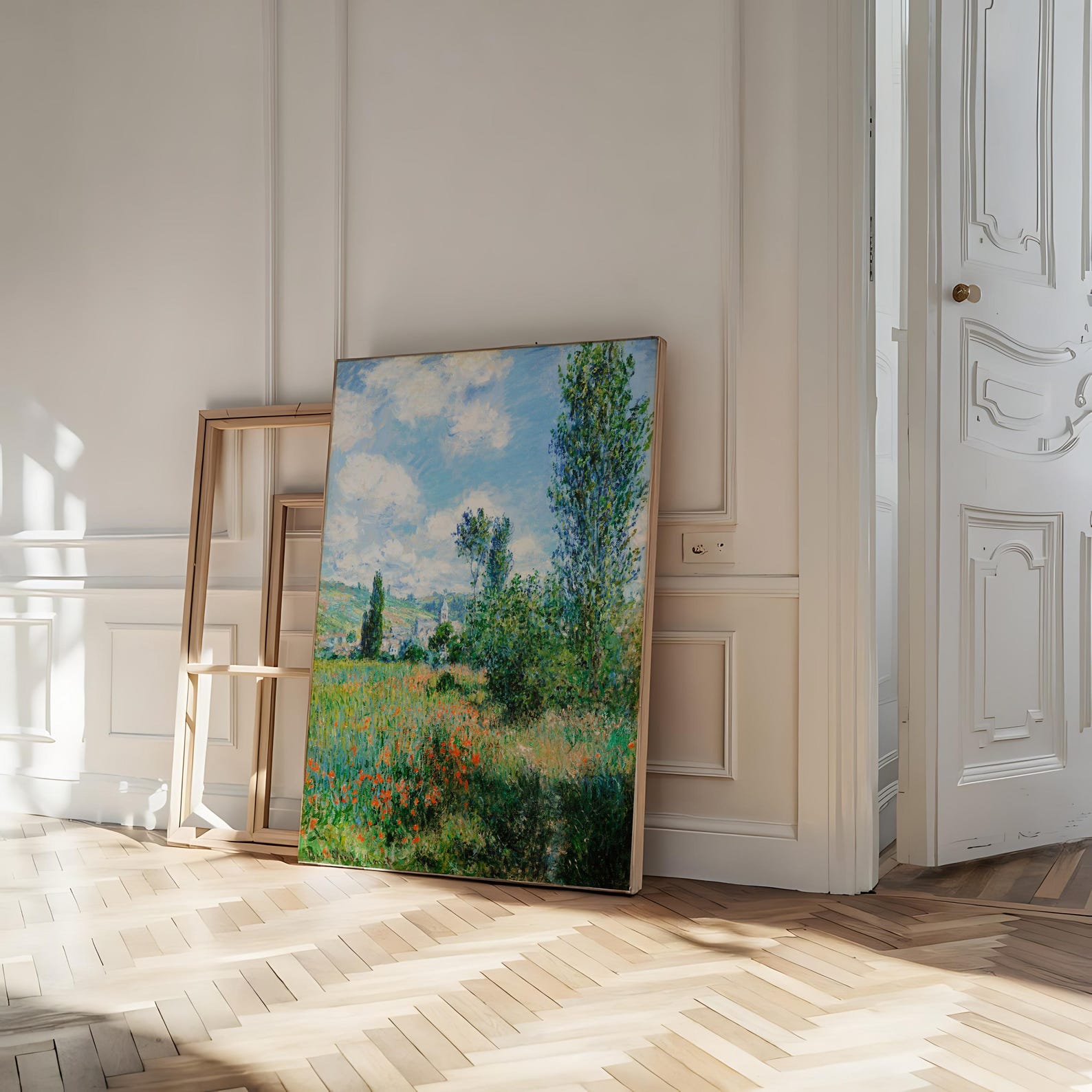 Claude Monet Art - Impressionist Landscape Print, Vintage Countryside ...