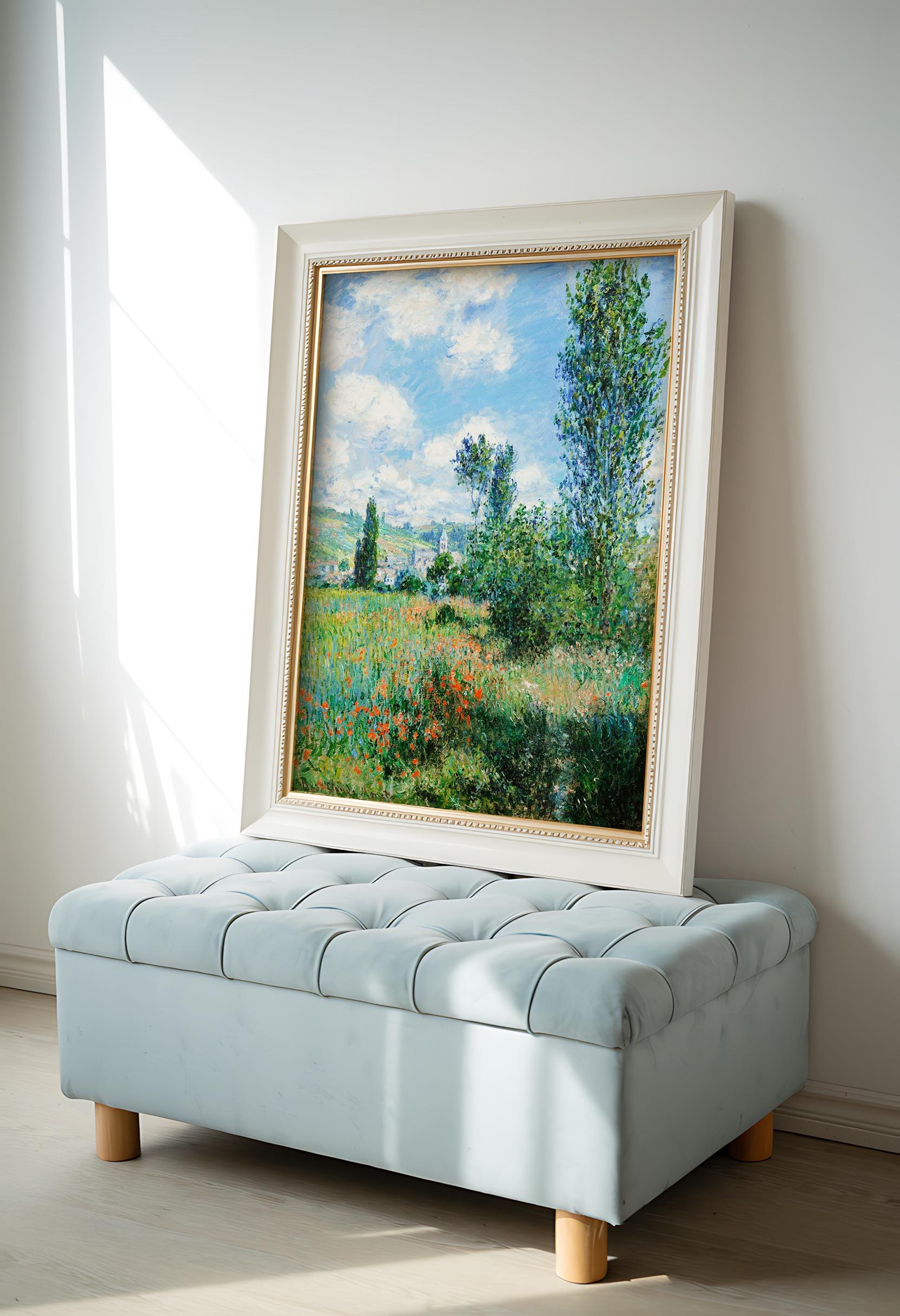 Claude Monet Art - Impressionist Landscape Print, Vintage Countryside ...