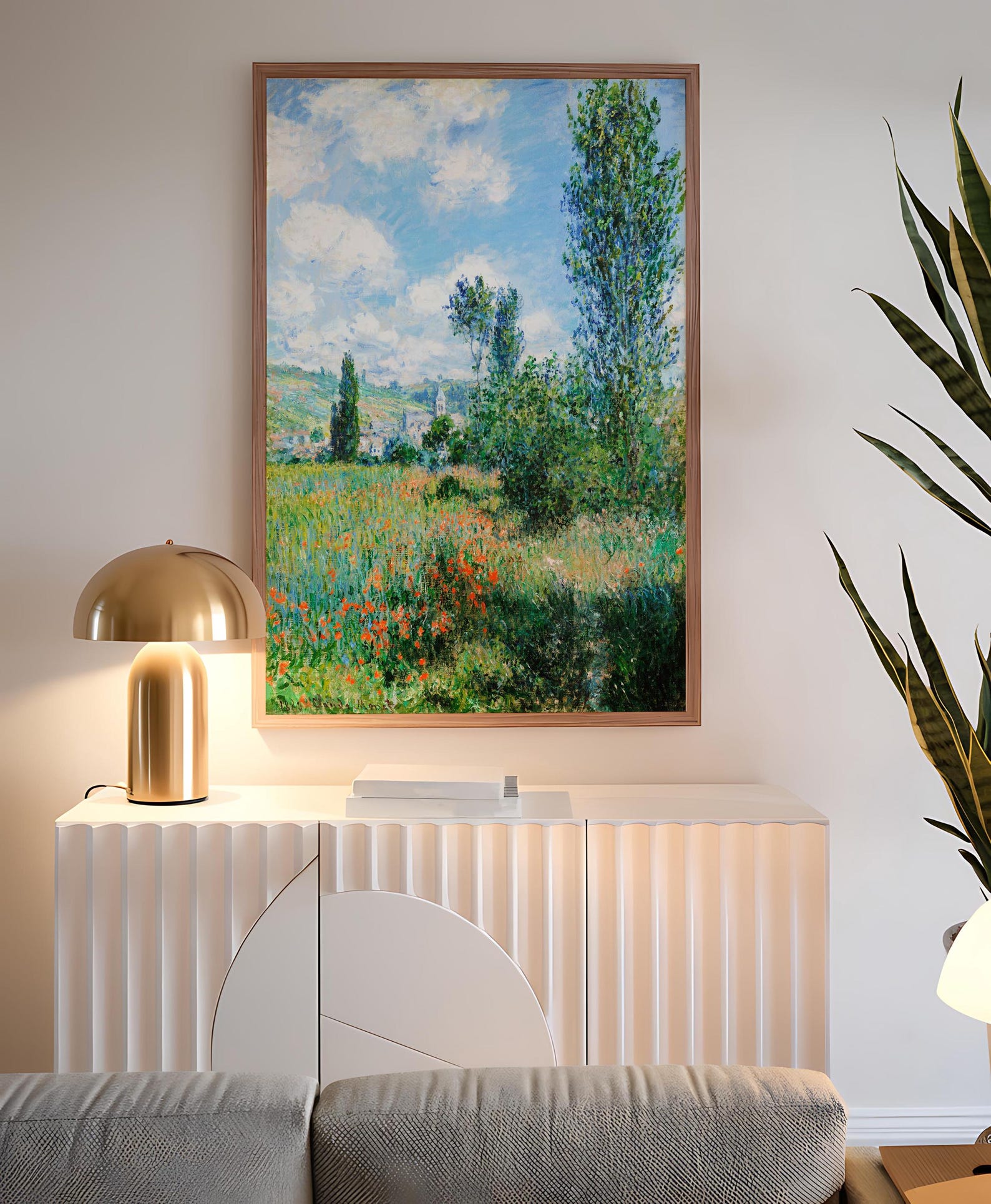 Claude Monet Art - Impressionist Landscape Print, Vintage Countryside ...