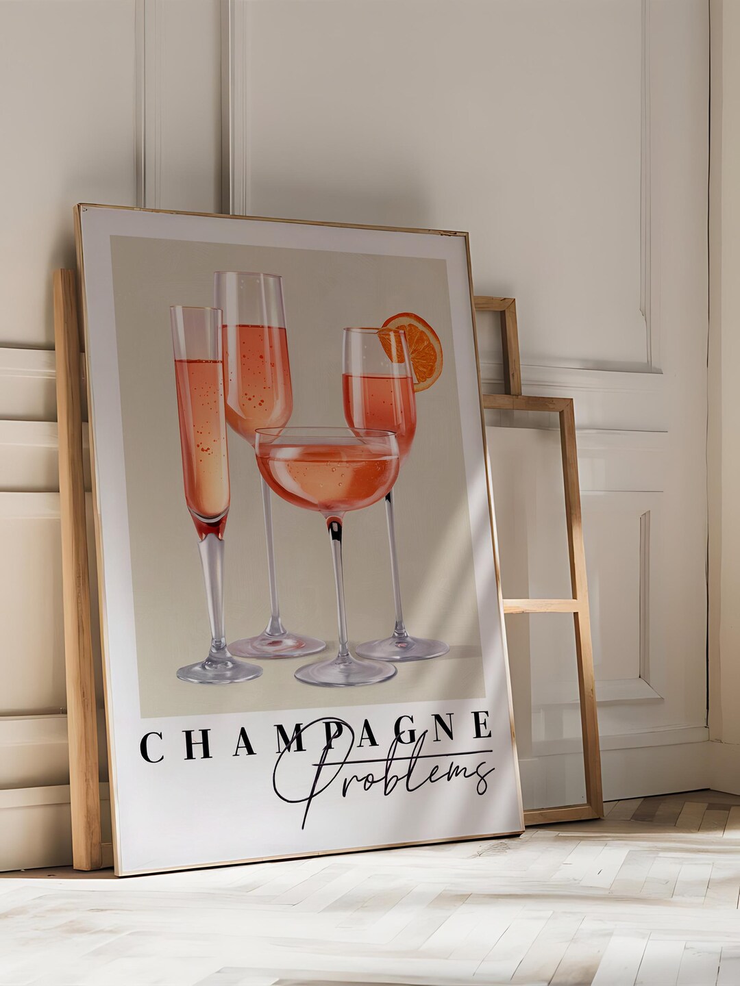 Champagne Problems Digital Print, Trendy Wall Art, Swiftie Gift, Bar ...