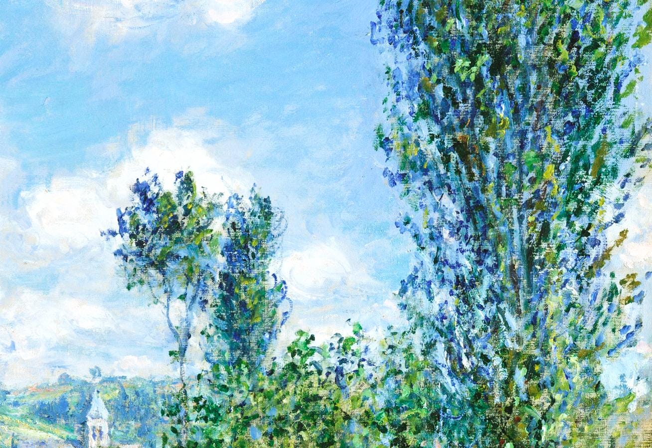 Claude Monet Art - Impressionist Landscape Print, Vintage Countryside ...
