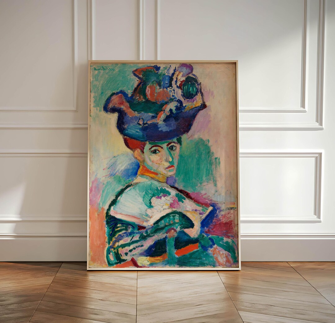 Henri Matisse Art - Expressive Fauvist Portrait Print, Colorful Avant ...
