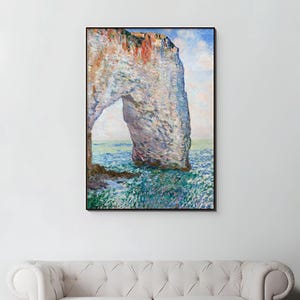 Claude Monet Art - Impressionist Ocean Painting Print, Art Poster ...