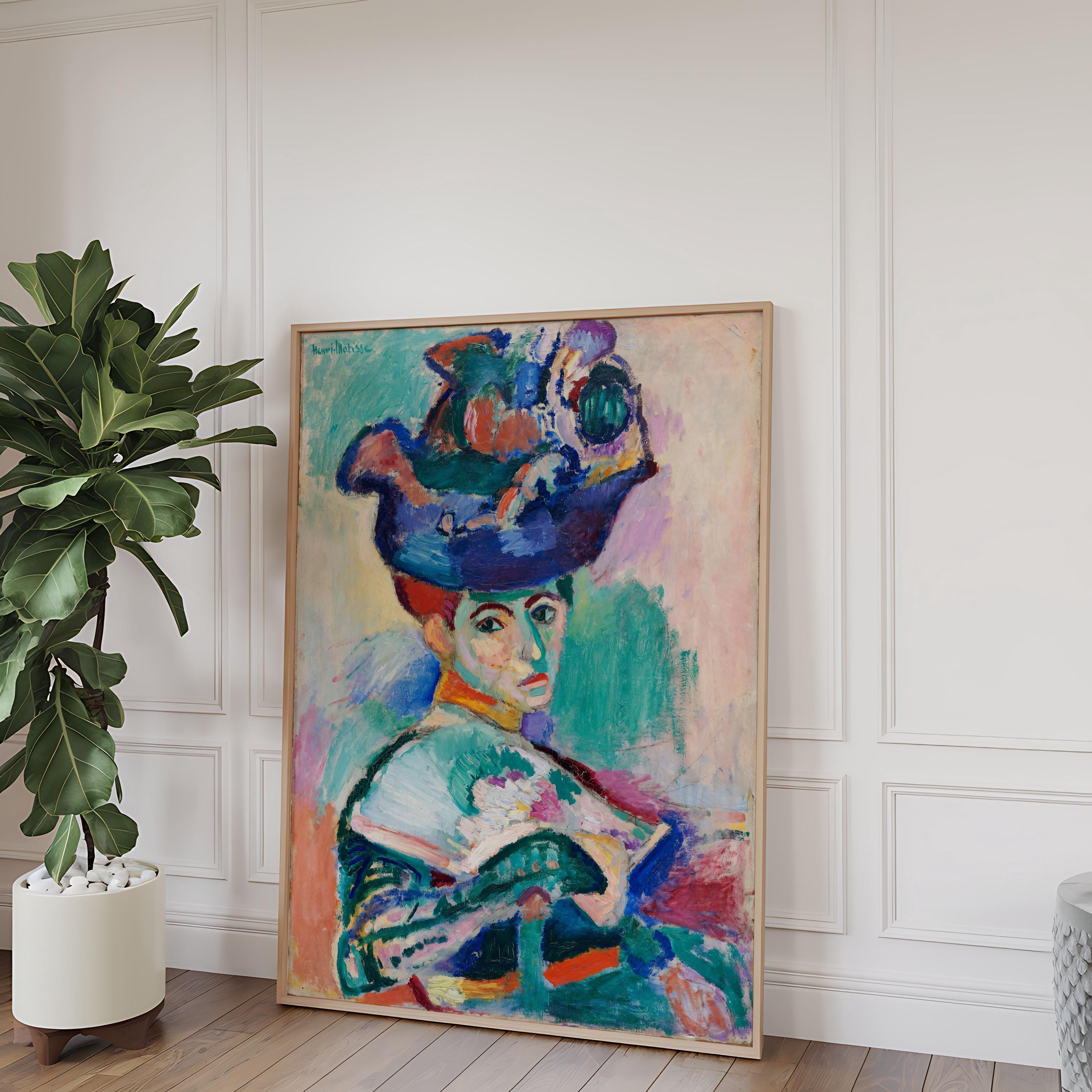 Henri Matisse Art - Expressive Fauvist Portrait Print, Colorful Avant ...