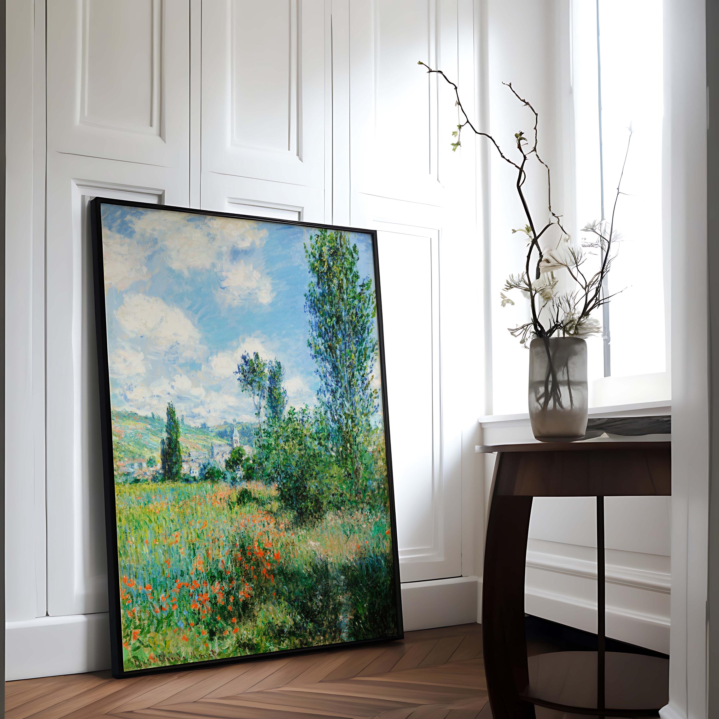 Claude Monet Art - Impressionist Landscape Print, Vintage Countryside ...