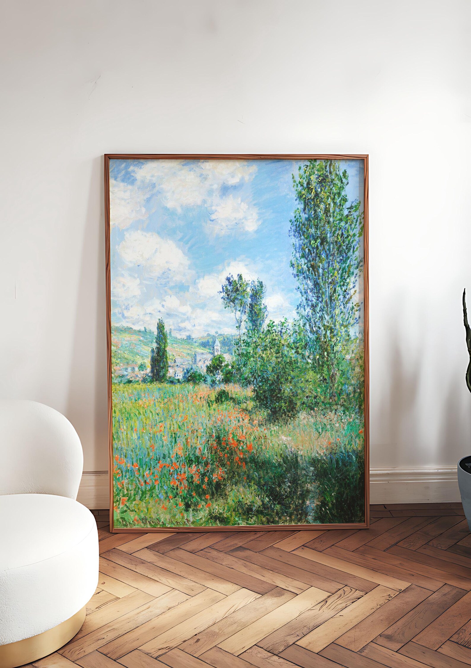 Claude Monet Art - Impressionist Landscape Print, Vintage Countryside ...