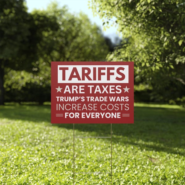 Anti Tariff Signs - Etsy