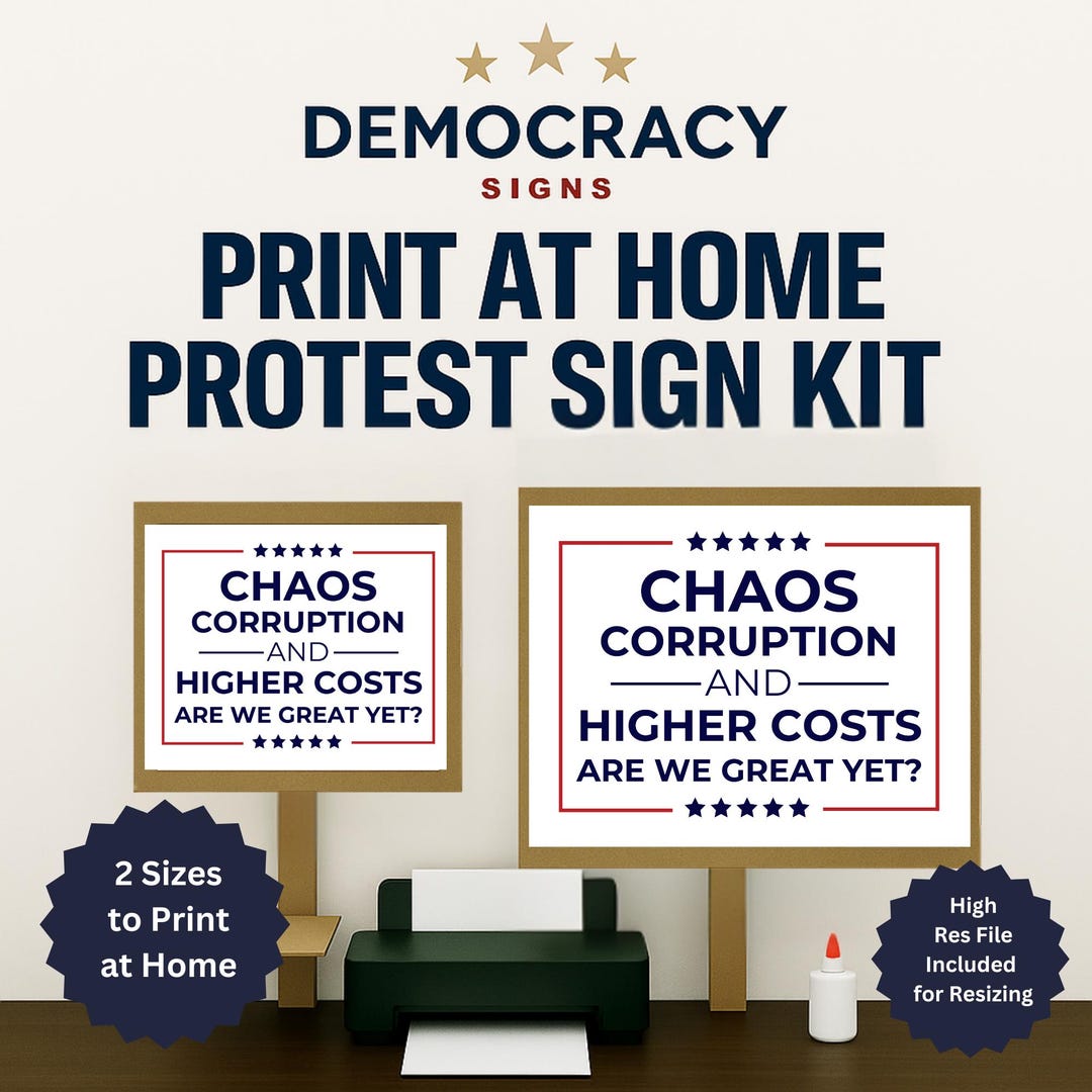 Anti Trump Protest Signs, Hands off Protest Signs, Printable Protest ...