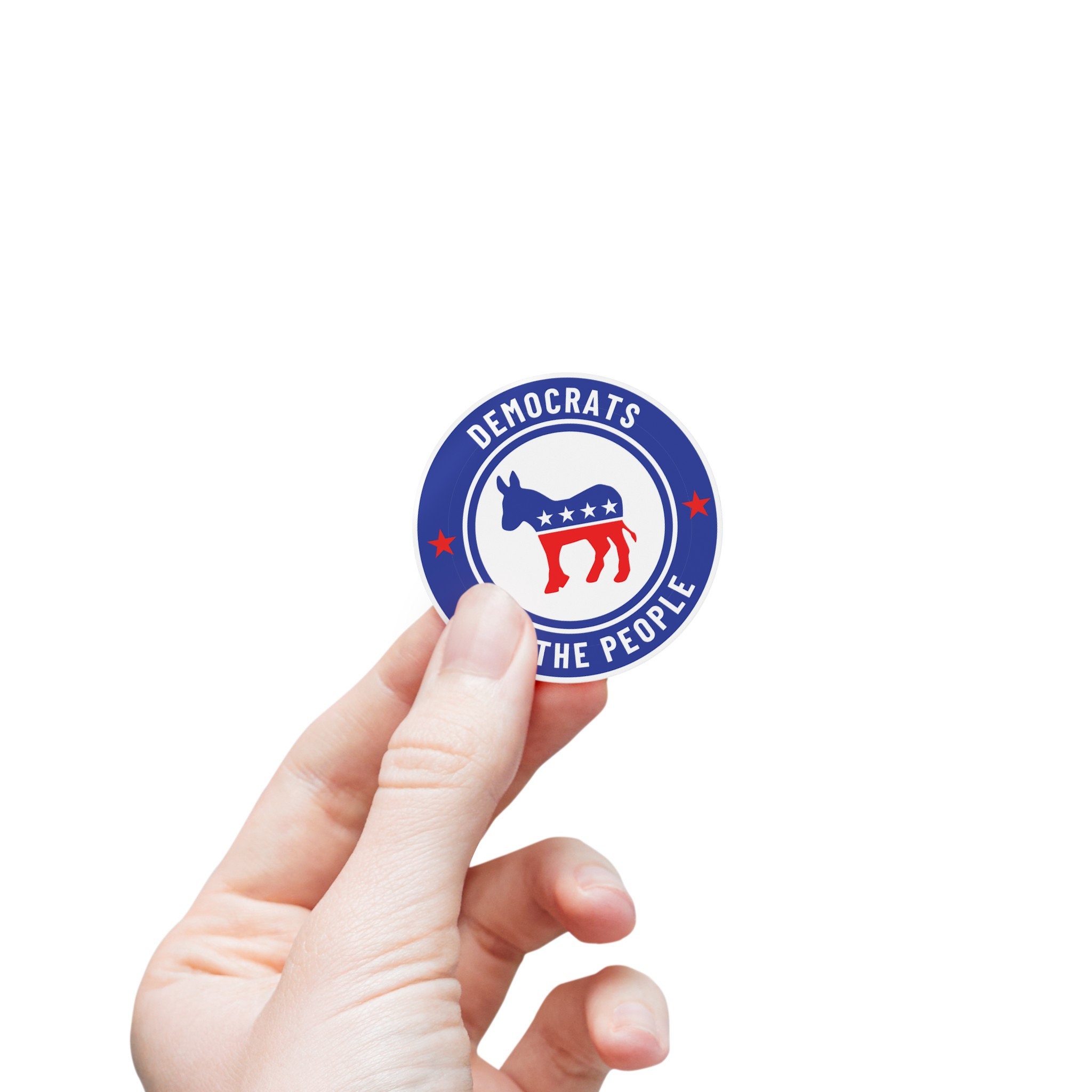 Democratic Party Sticker Roll, Car Sticker, Laptop Sticker, Free ...