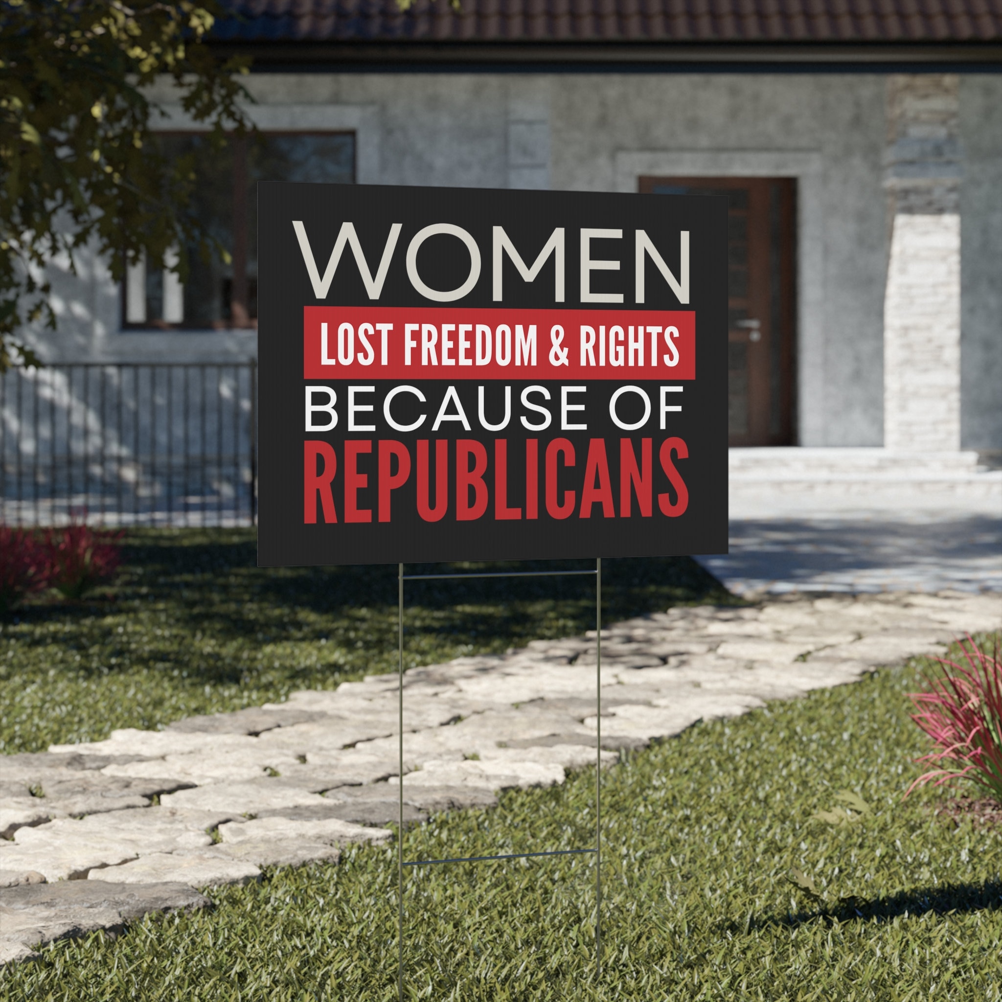 Reproductive Rights Yard Sign, Election Yard Sign, Political Yard Sign ...
