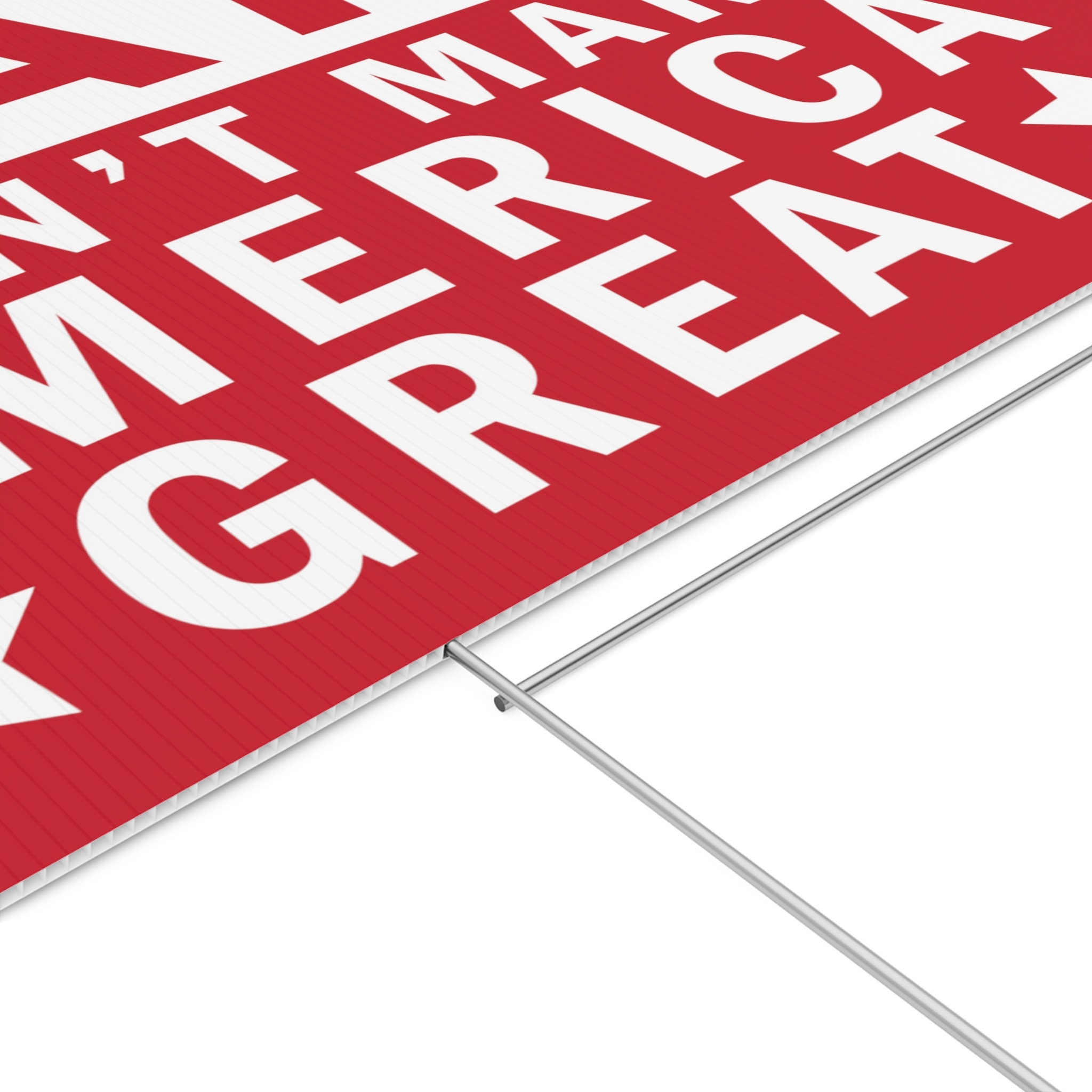 Anti Hate Sign, Democracy Sign, Hate Won't Make America Great -18 X 24 ...