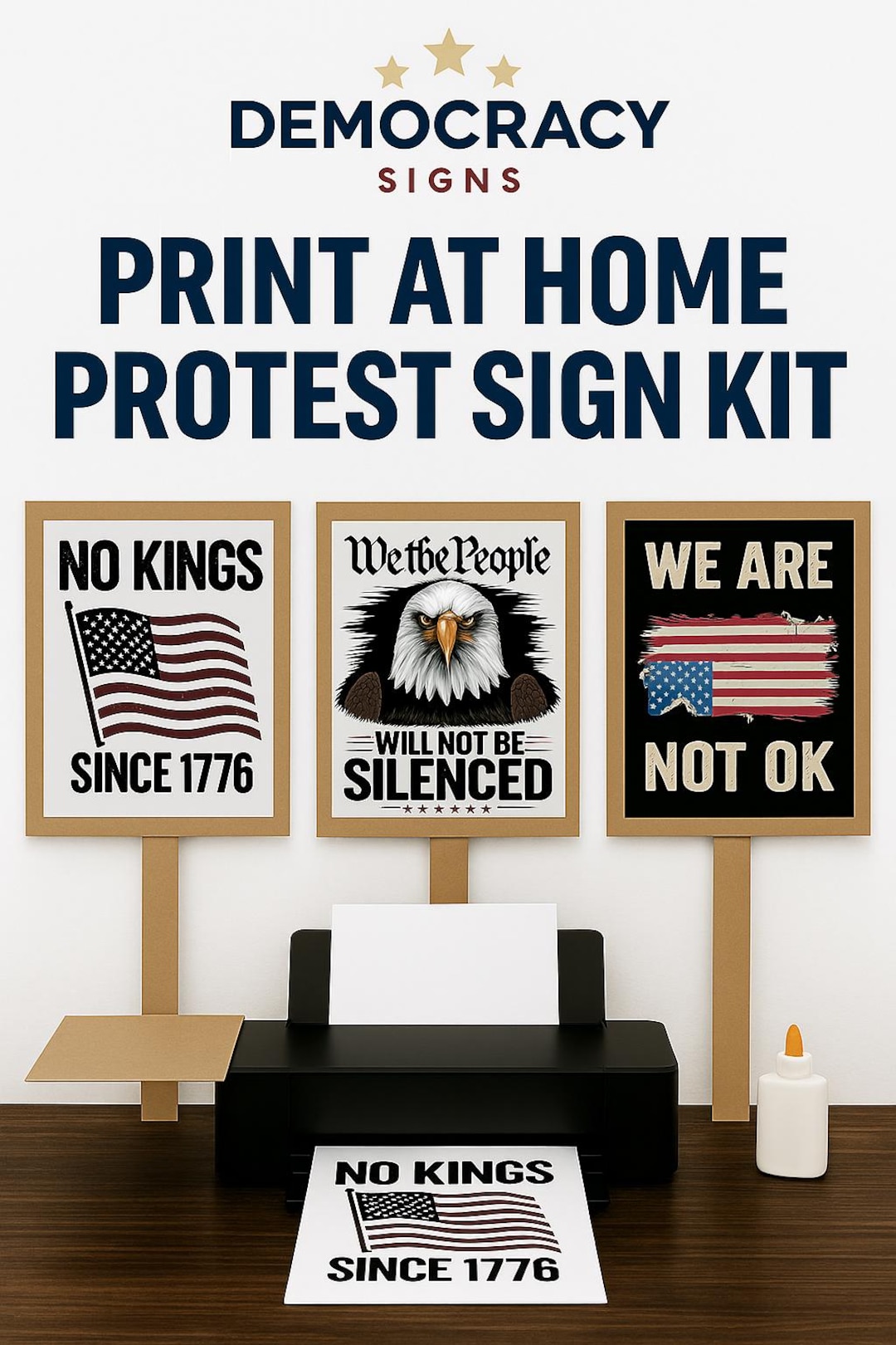 Anti Trump Protest Signs, Hands off Protest Signs, 3 Signs Included, 8. ...