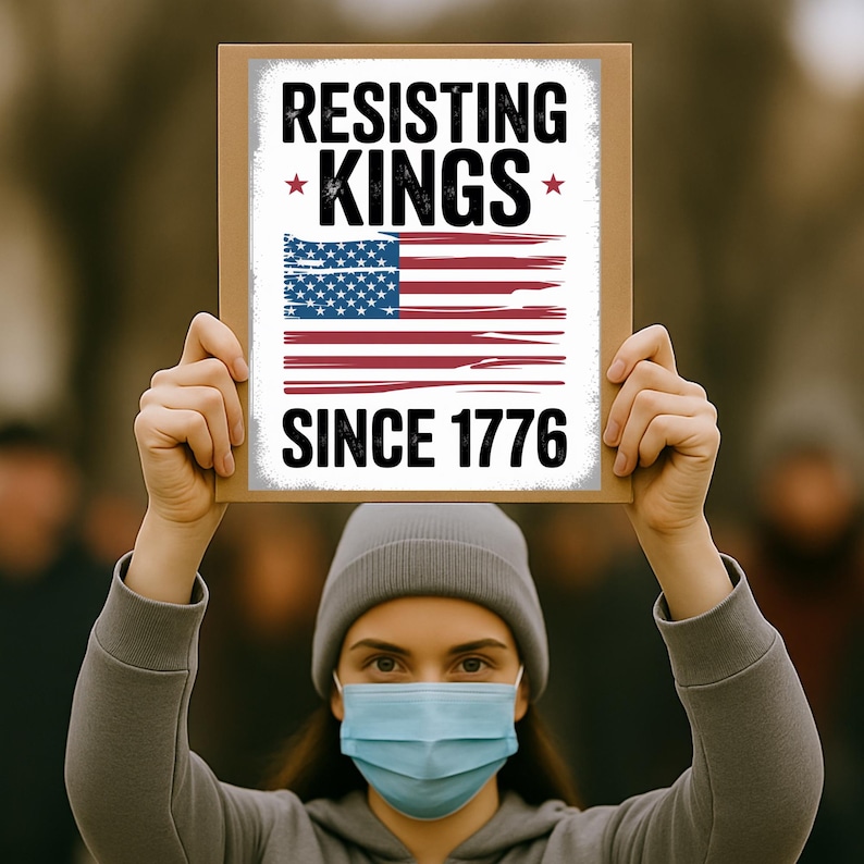 No Kings Protest Signs, Hands off Protest Signs, 3 Signs Included, 8.5 ...