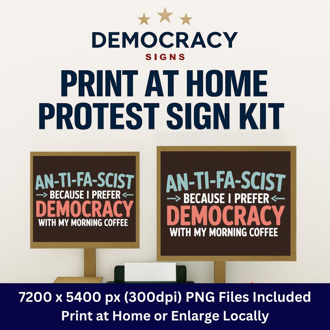 Funny Antifa Protest Sign, Portland Protest Signs, Printable Protest ...