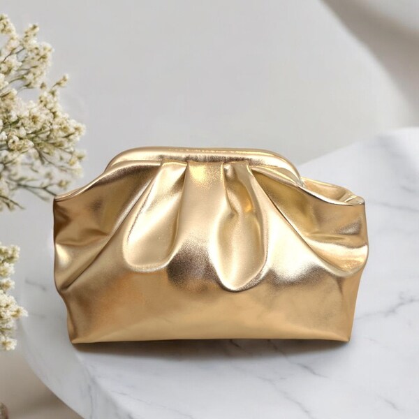 Light Gold Pouch - Etsy