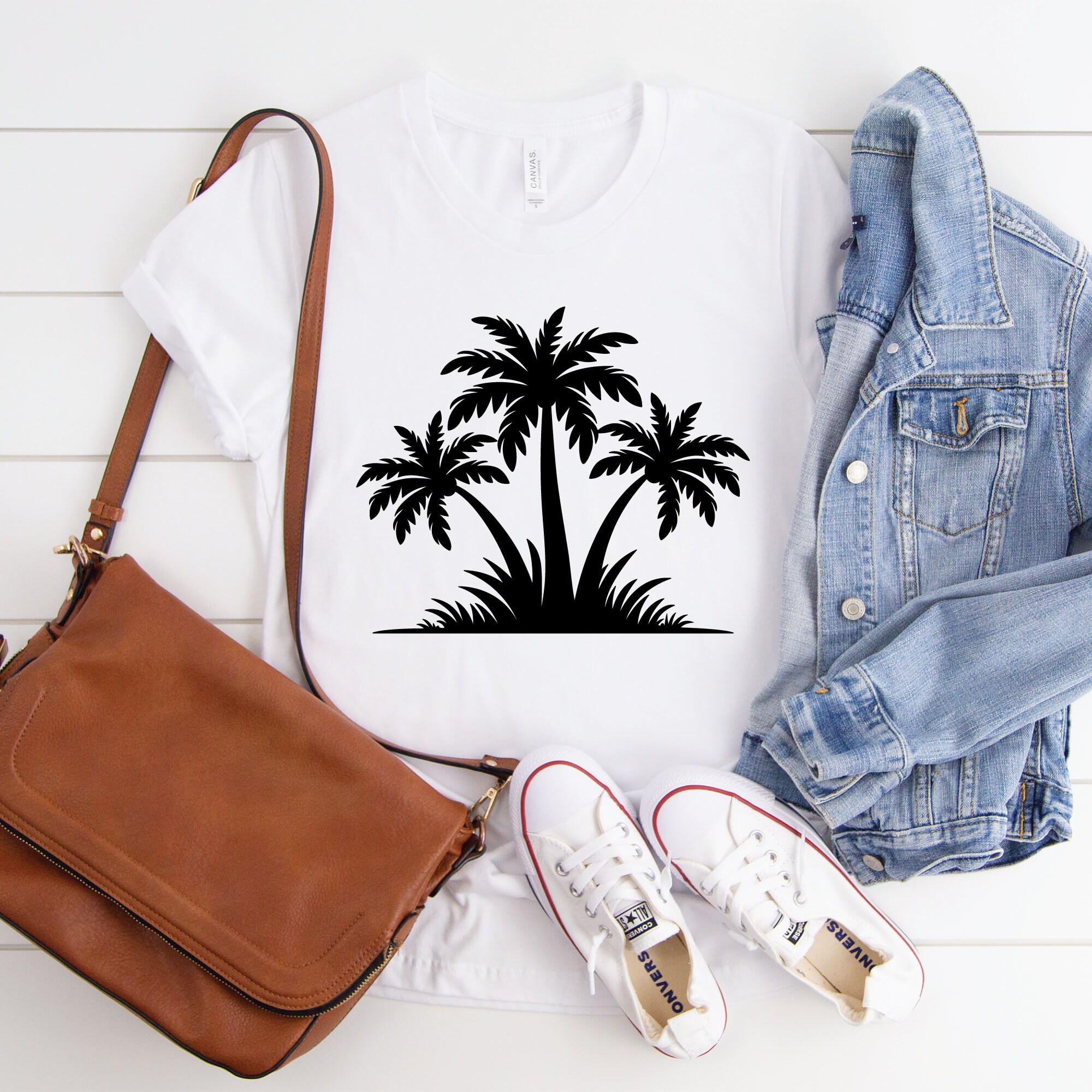 Palmera svg, silueta de palmera svg, paquete palmera svg, vector de ...