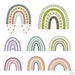 42 Boho Rainbow SVG Bundle, Cute Rainbow SVG, Boho Rainbow Clipart ...
