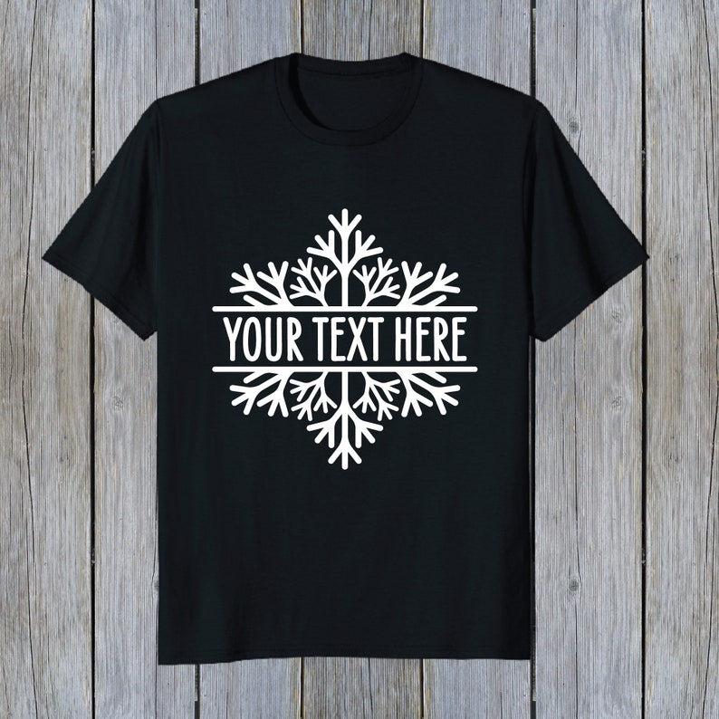 Snowflake Monogram Svg, Snowflake Name Frame Svg, Christmas Svg, Winter ...