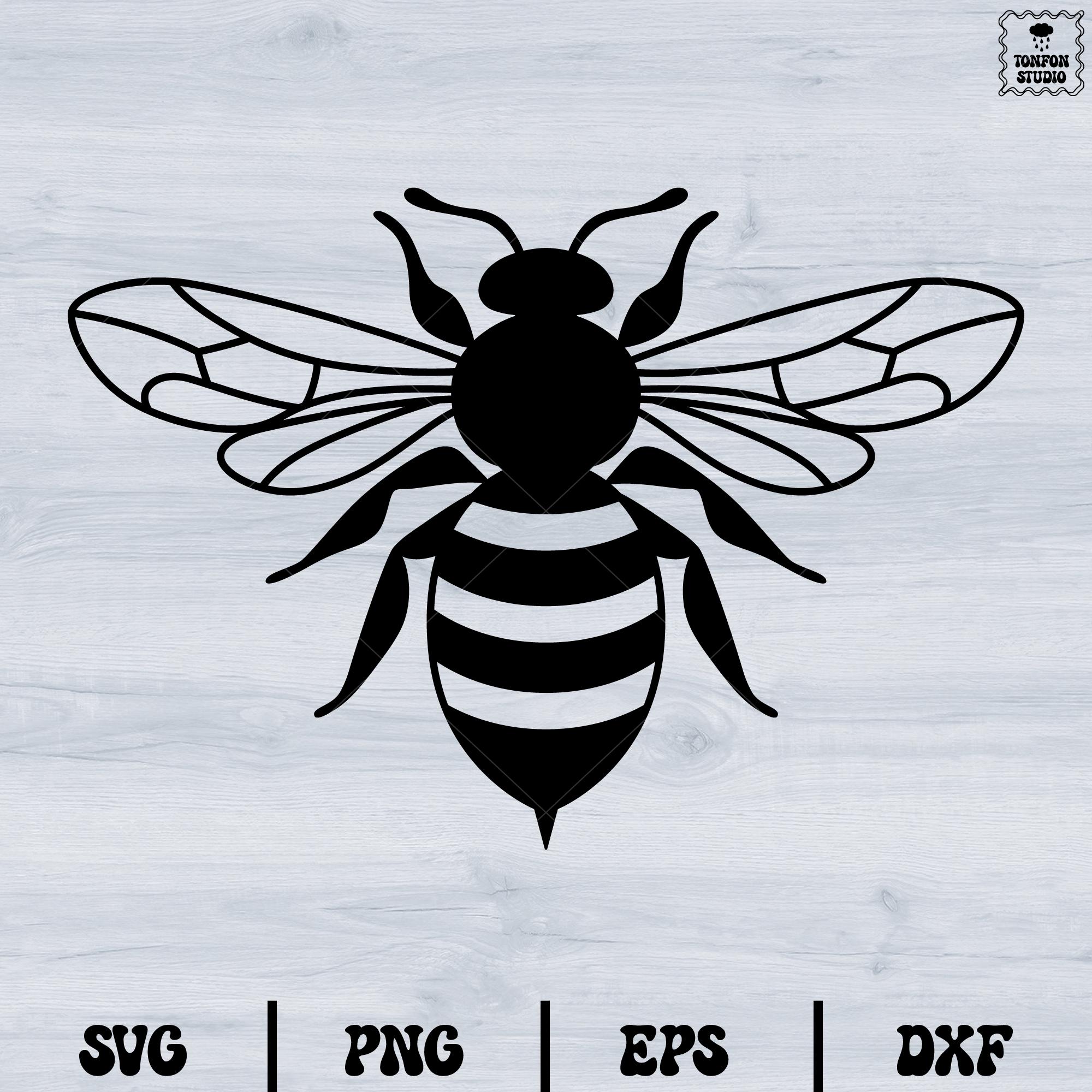 Bee Svg, Bumble Bee, Honey Bee Svg, Honeybee Spring Summer Animal ...
