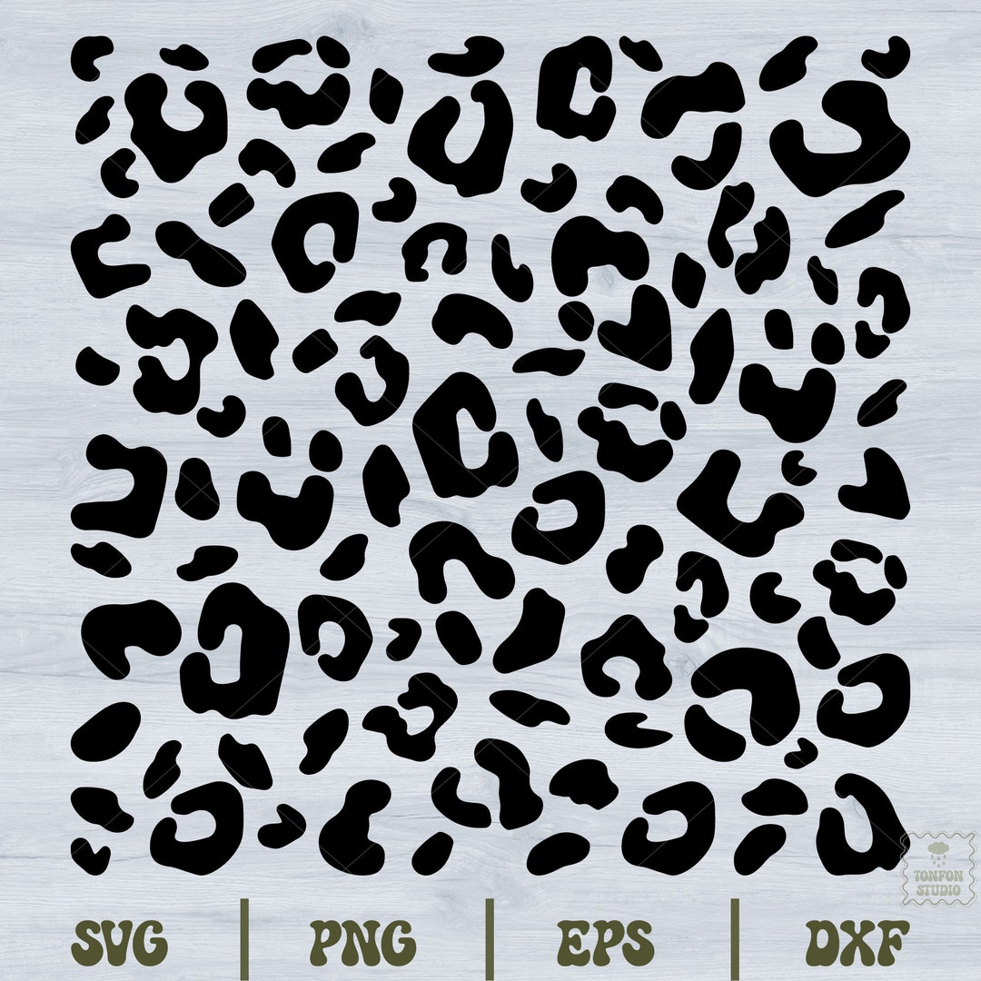 Leopard Print Svg, Animal Print, Leopard Svg, Seamless Leopard Pattern ...