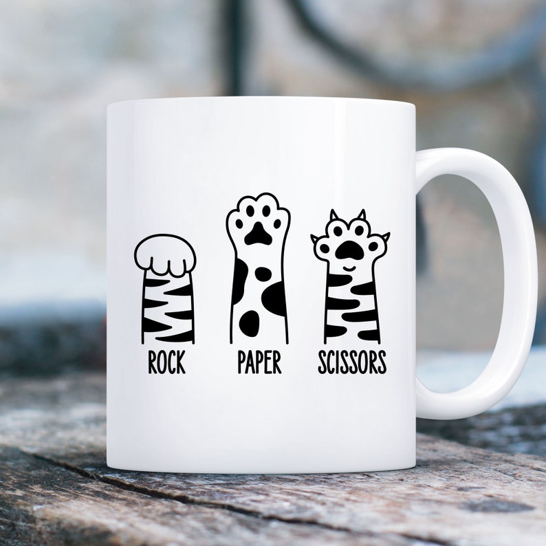 Funny Cat, Cat Paw Svg, Rock Paper Scissors Svg, Gift for Cat Lovers - Etsy