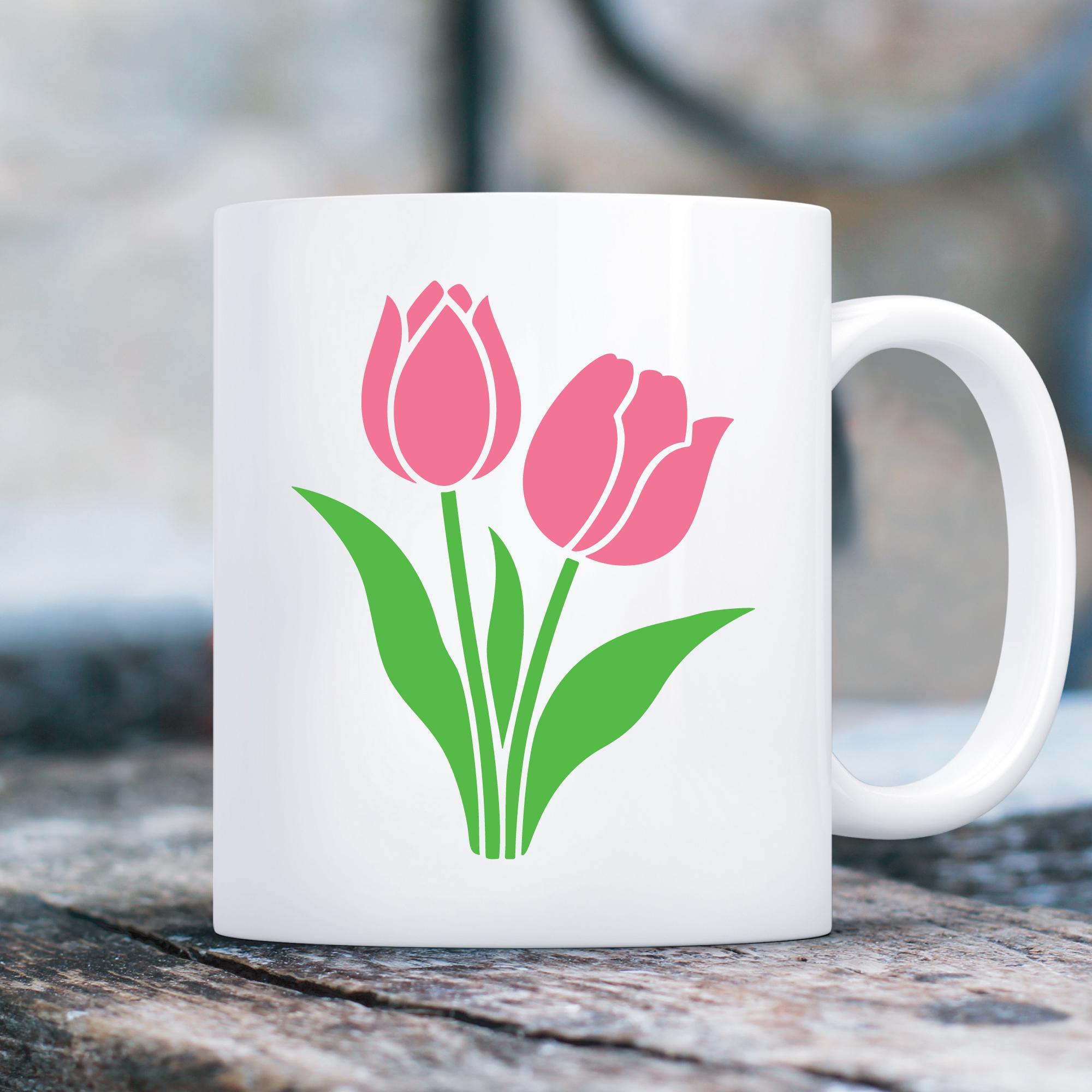 Tulip SVG | Spring Flower Cut File | Floral Clipart for Cricut and ...