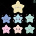 Cute Star Pastel Svg, Star Set, Different Moods, Star Clipart, Pastel ...