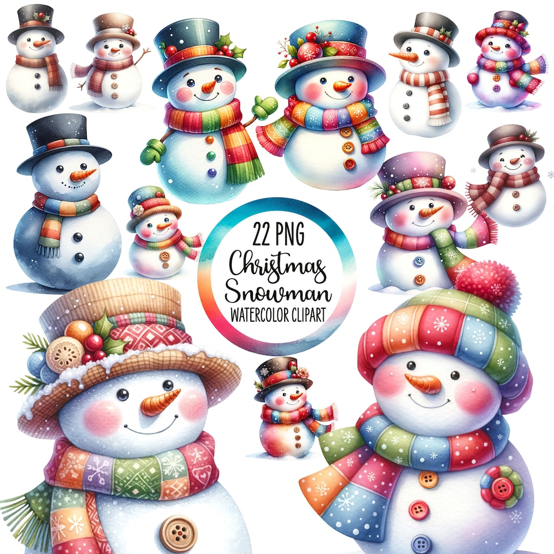 22 Christmas Snowman Clipart, Snowman Clip Art, Christmas Clipart ...