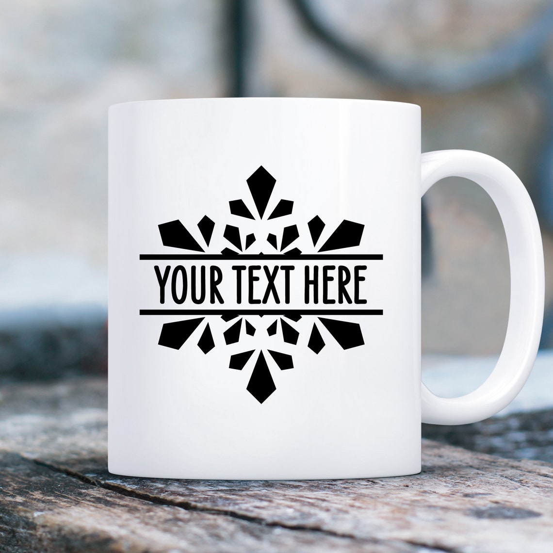 Snowflake Monogram Svg, Snowflake Name Frame Svg, Christmas Svg, Winter ...