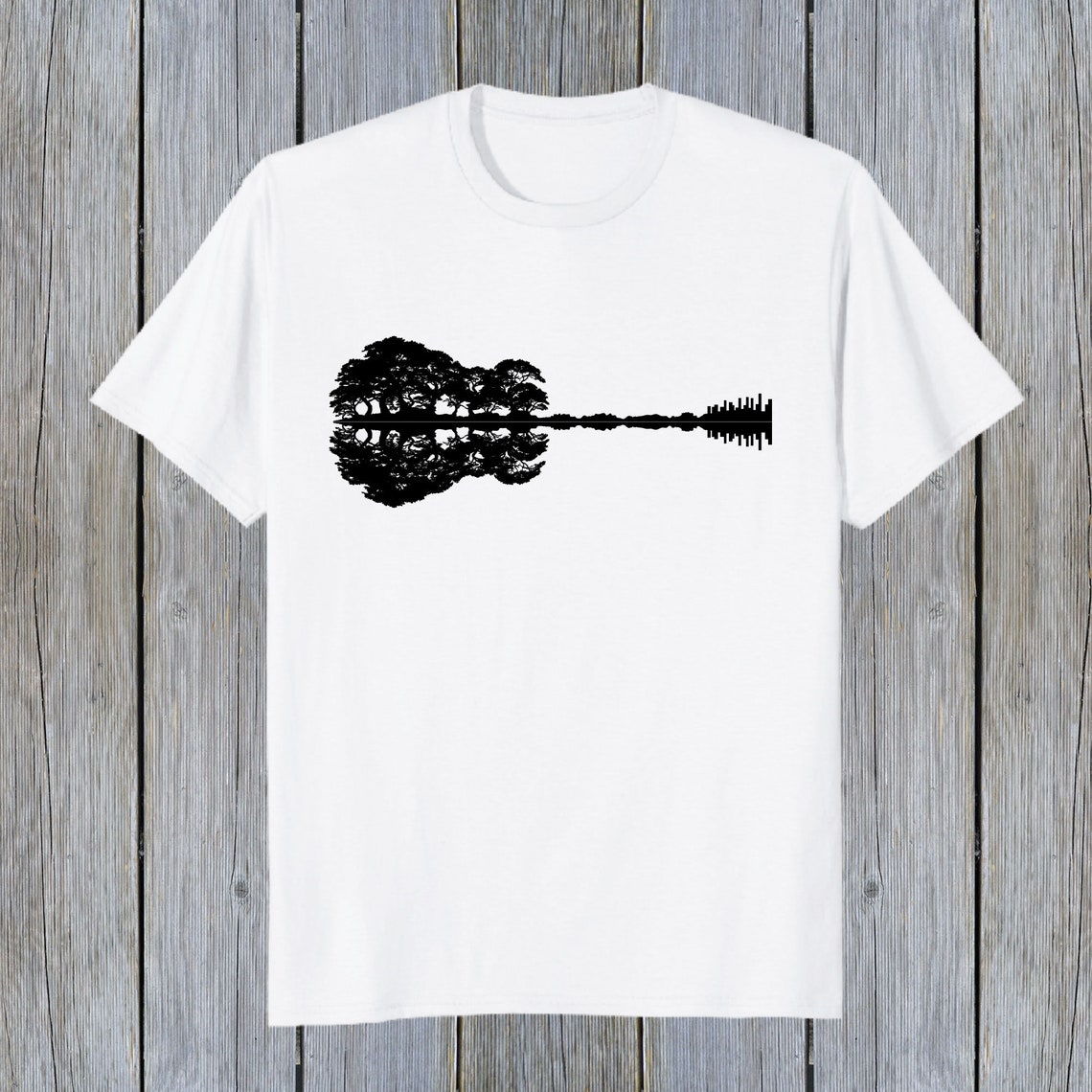 Guitar Lake Shadow Guitar Musician Svg - Etsy