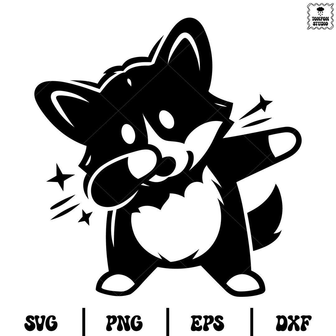 Corgi Dabbing Svg, Baby Corgi, Funny Cool Corgi Svg - Etsy