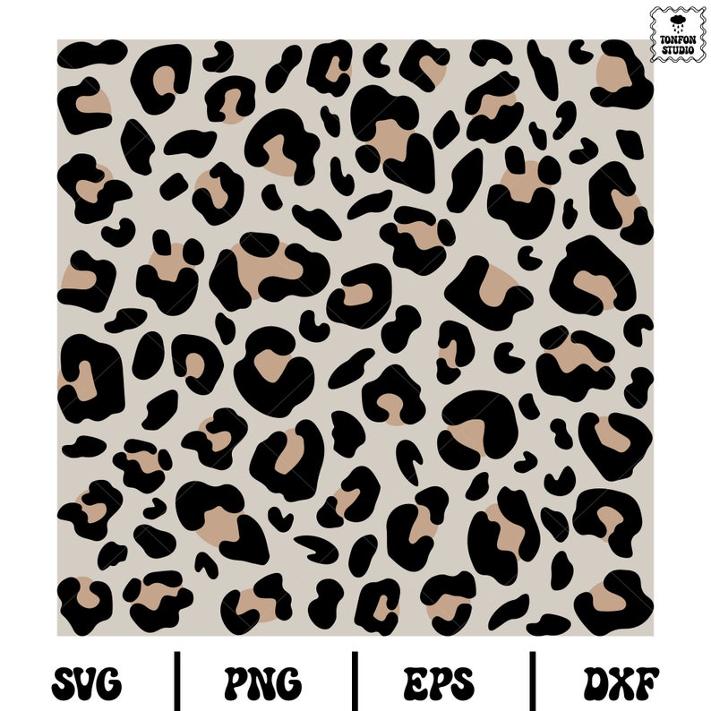 Leopard Print Pattern Svg, Leopard Print Svg, Animal Print Svg, Leopard ...