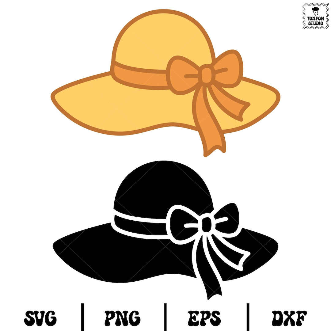 Beach Hat Svg, Sun Hat Svg, Summer Hat Svg, Hat Svg, Svg Files for ...