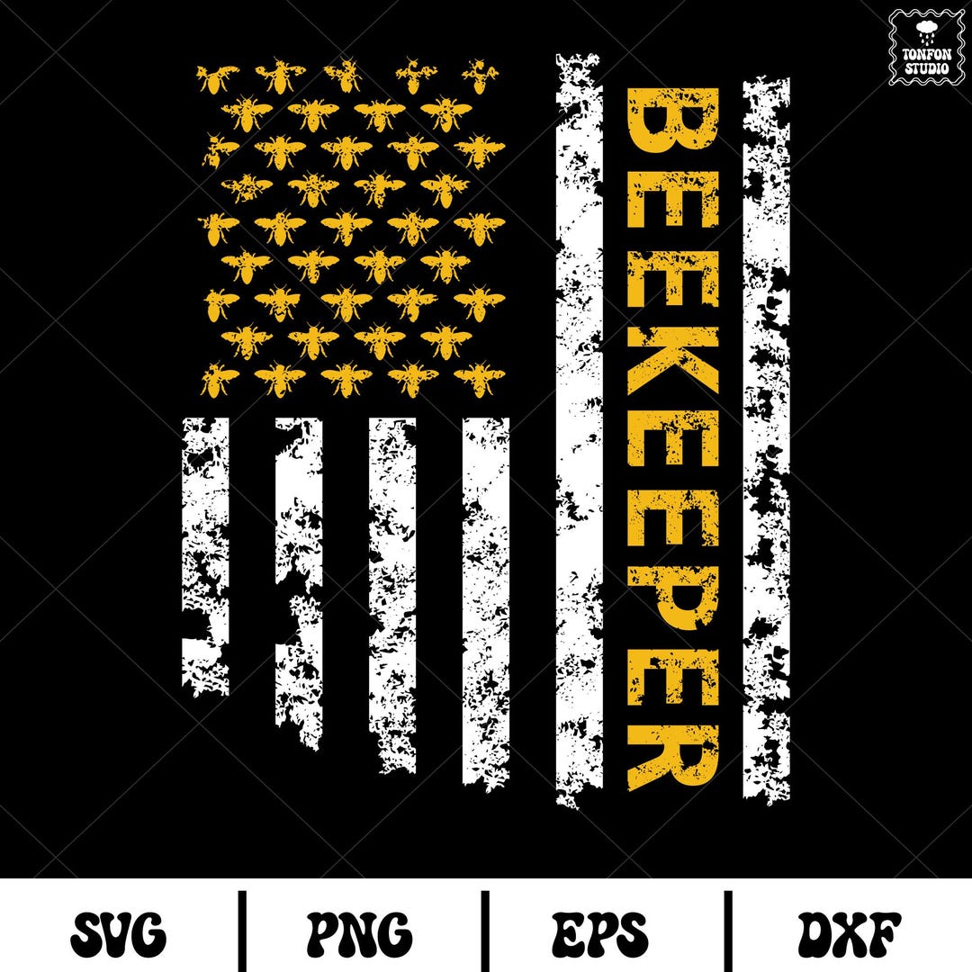 Beekeeper Svg, I'm a Beekeeper Svg, American Flag Beekeeping - Etsy