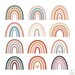 42 Boho Rainbow SVG Bundle, Cute Rainbow SVG, Boho Rainbow Clipart ...