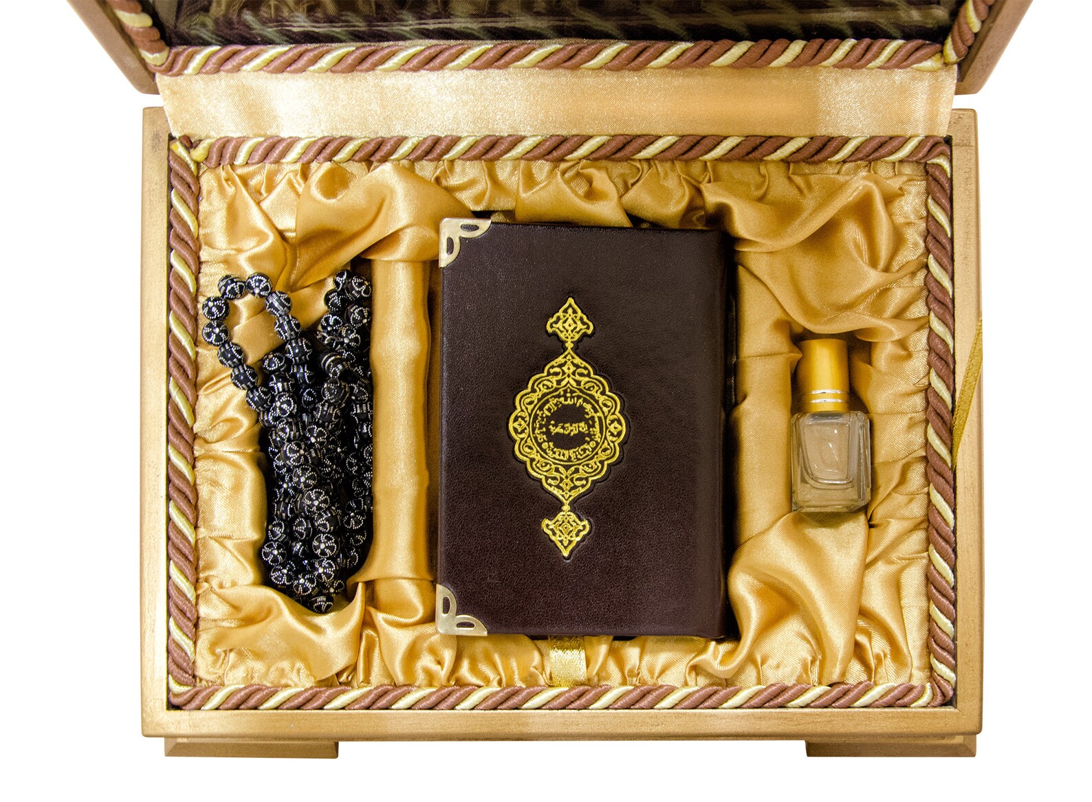 Lux Wooden Boxed Quran Tasbih Essence Set, Islamic Gift Set, Muslim Gift, Isliamic Wedding New ...
