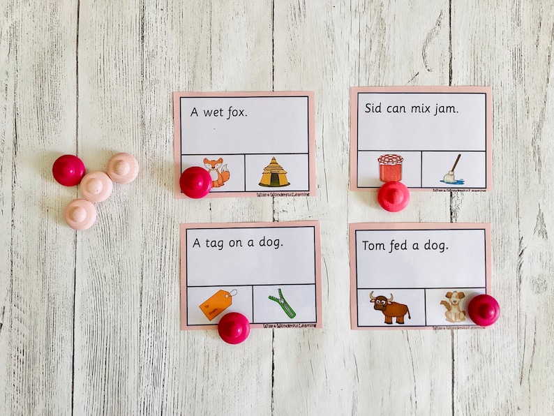 Montessori Pink Phonetic Language Series Bundle/phonics - Etsy