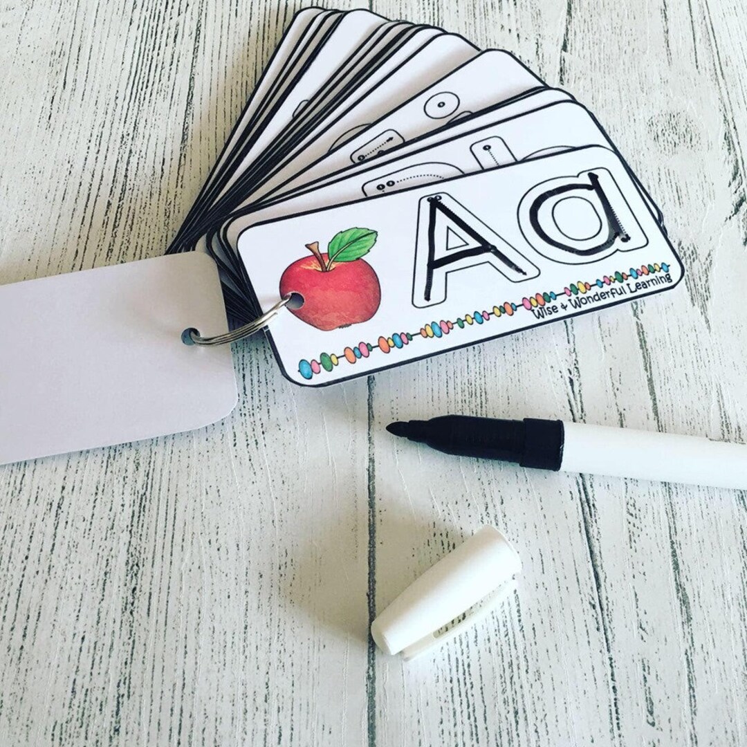 Alphabet Phonics Mini Tracing Book - Etsy