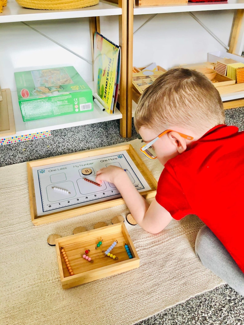 Maths, More One and One Less Activity Mats - Etsy