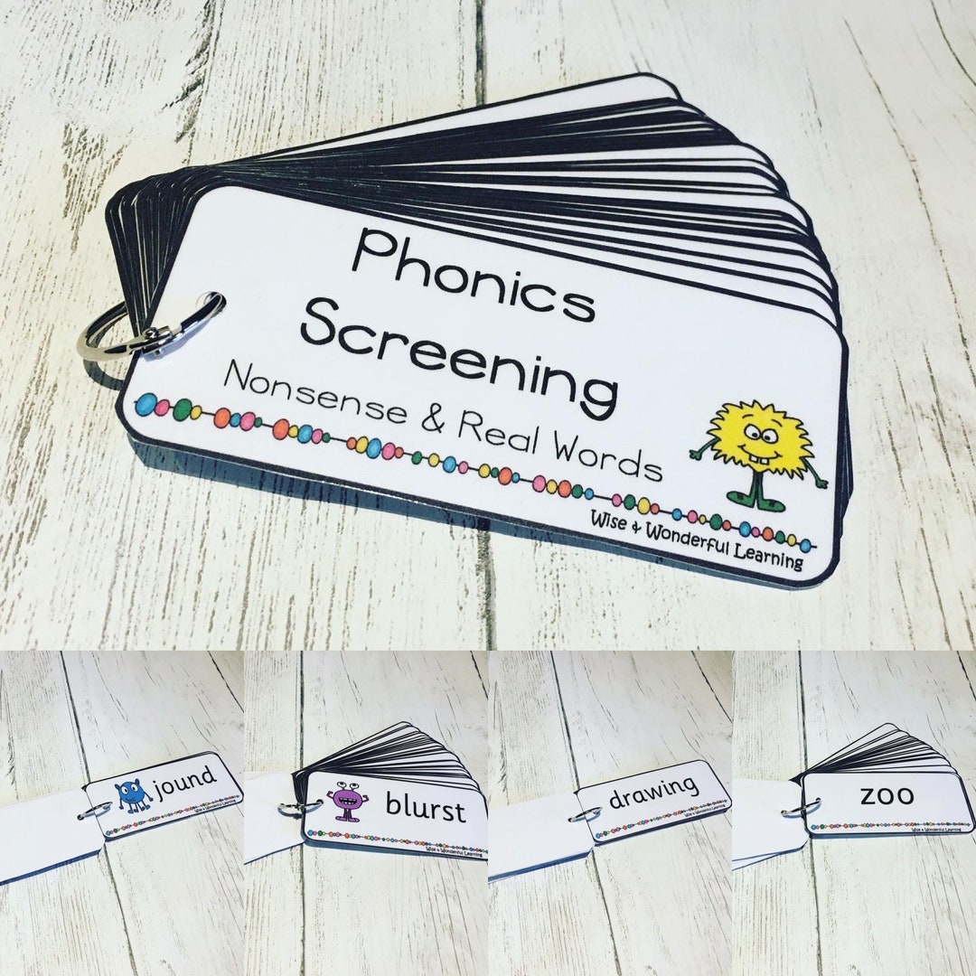 Year 1 Phonics Screening Word Book - Etsy
