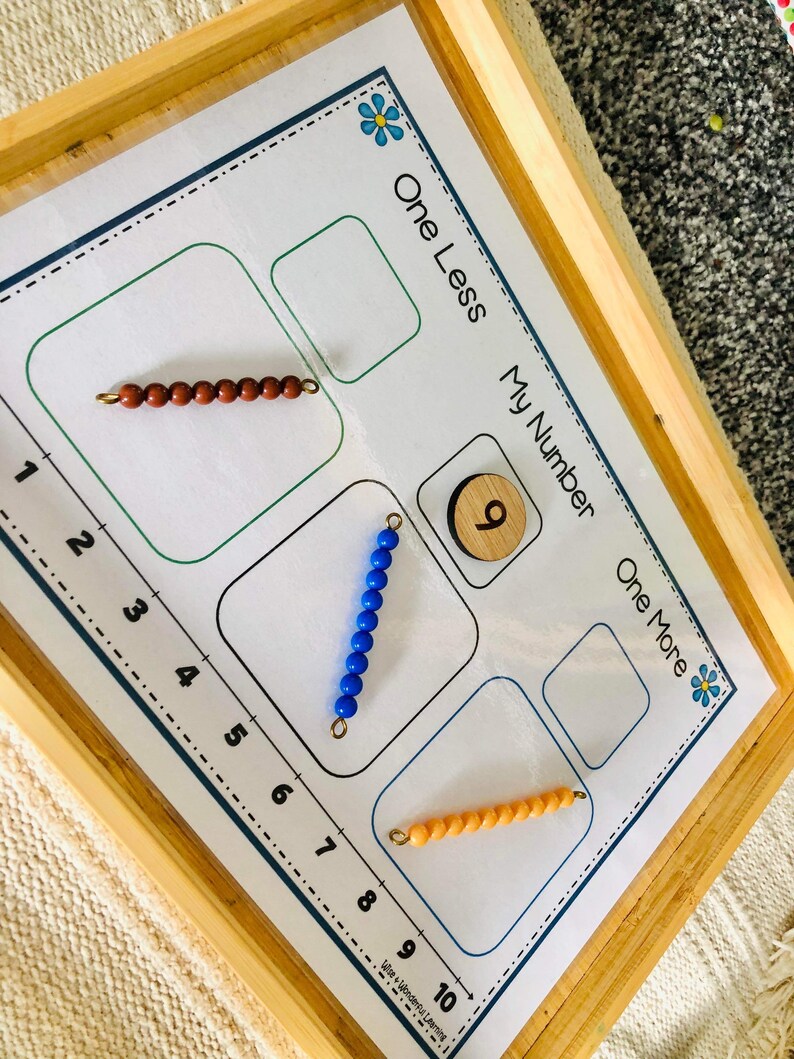 Maths, More One and One Less Activity Mats - Etsy