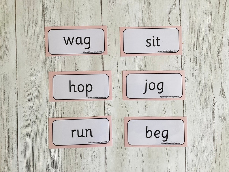 Montessori Pink Phonetic Language Series Bundle/phonics - Etsy