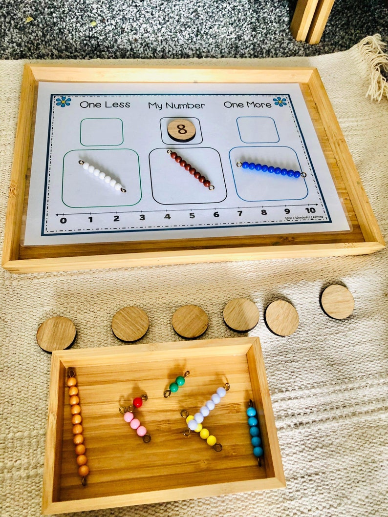 Maths, More One and One Less Activity Mats - Etsy