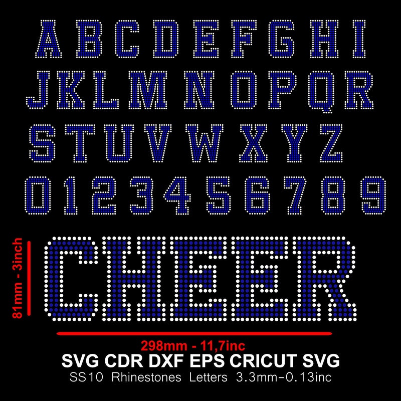 Varsity Letters Cheer - Etsy