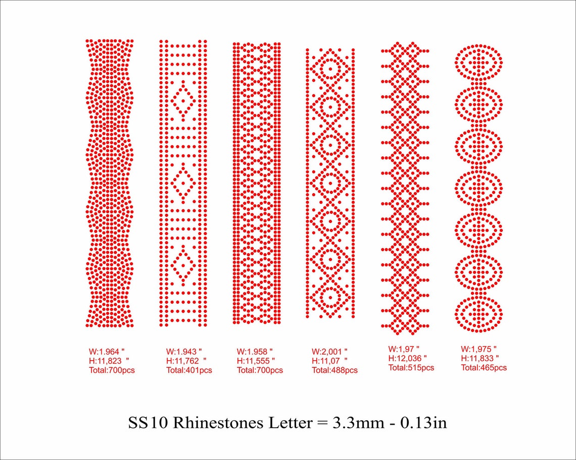 12 Cheer Bow Rhinestone Template 2inch Ribbon Rhinestone SS10 Ribbon ...