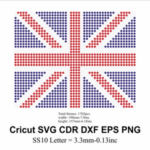 England Flag Rhinestone Template Flag Rhinestone SS10 England Style for ...