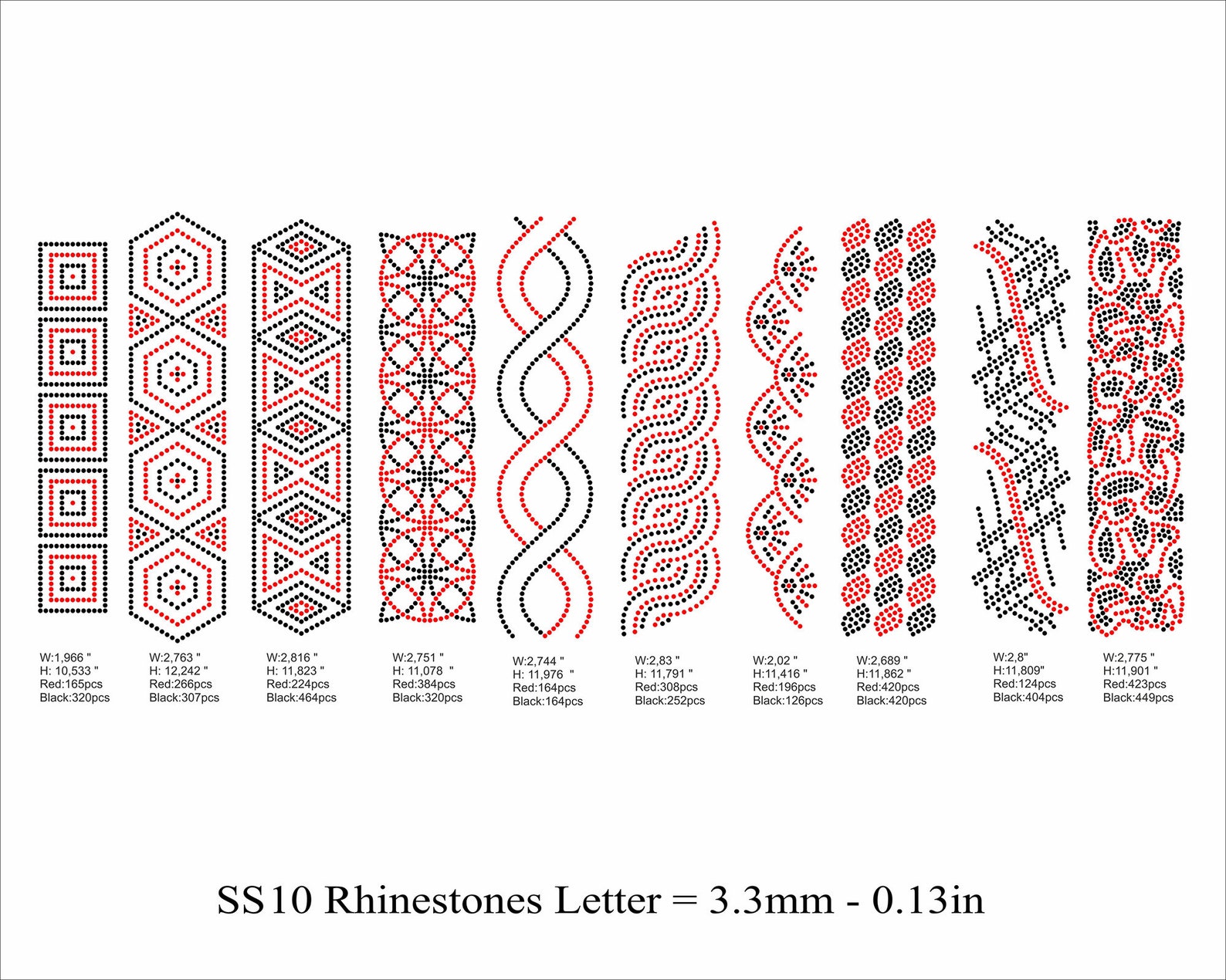 22 Design Bow Rhinestone Template Cheer Bow Color Ribbon Rhinestone ...