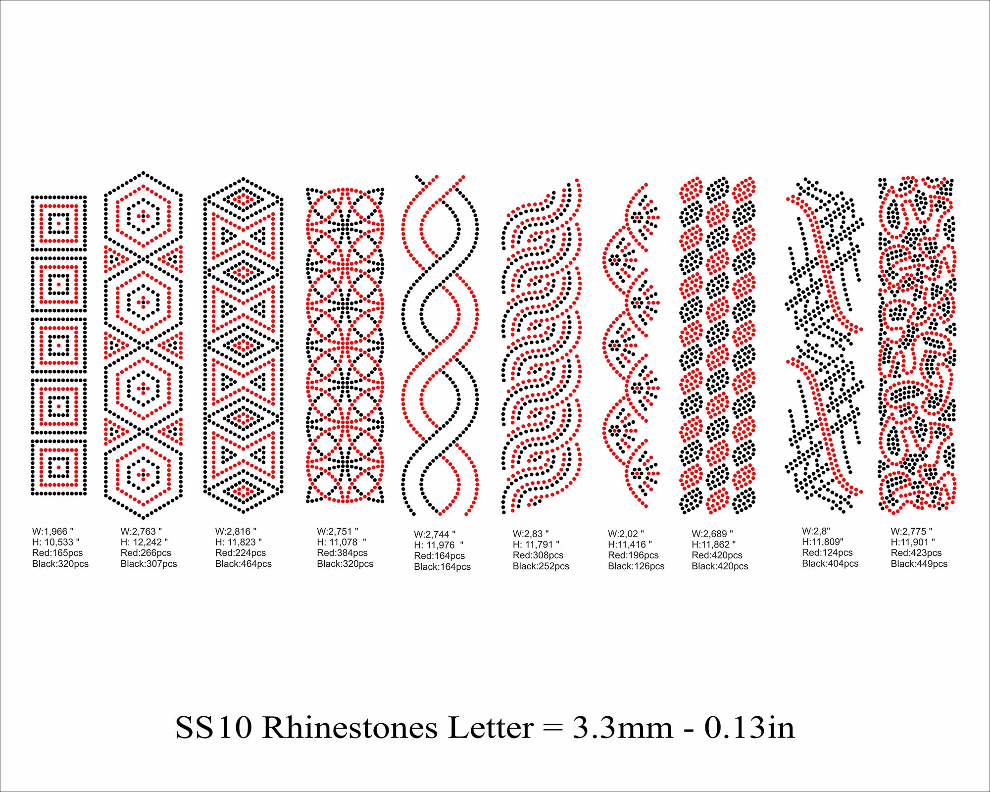 22 Design Bow Rhinestone Template Cheer Bow Color Ribbon Rhinestone ...